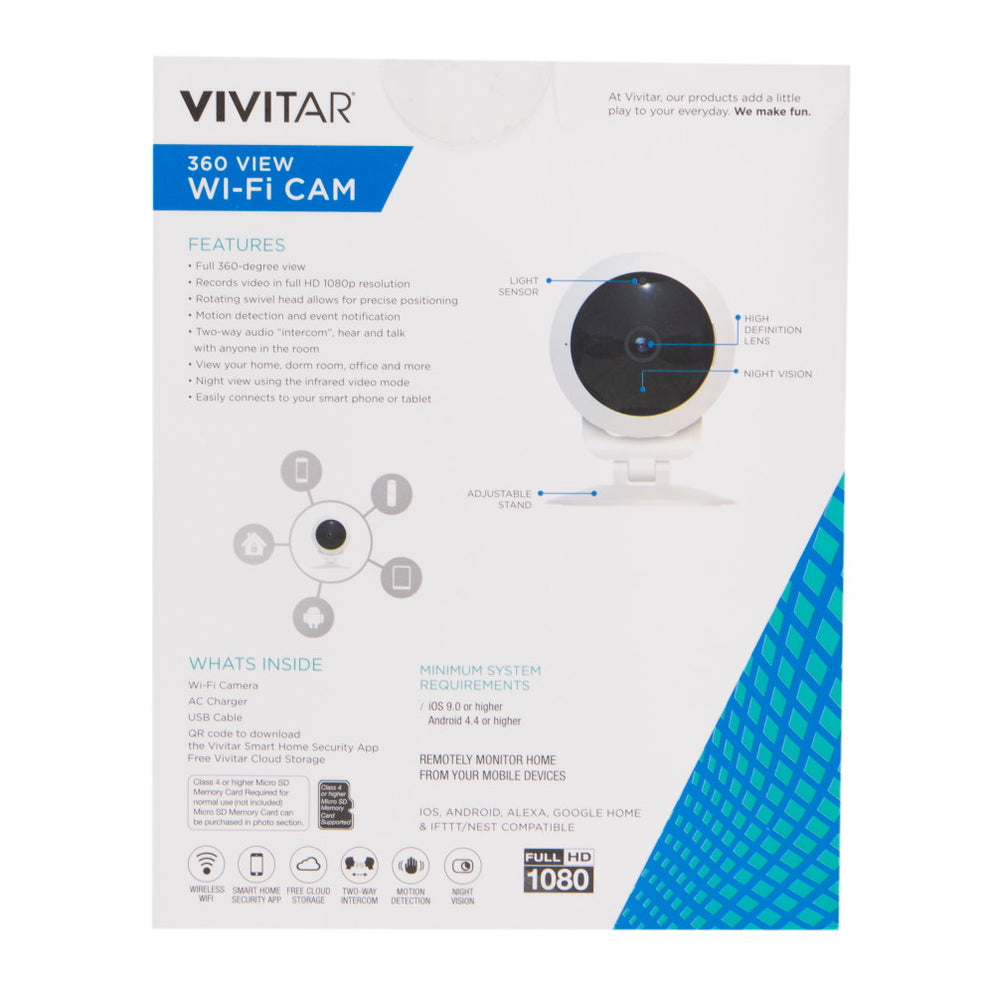 Vivitar 360 View Smart Home Camera — Vivitar.com